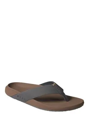Reef Raglan Flip-flop By - Fossil/grey