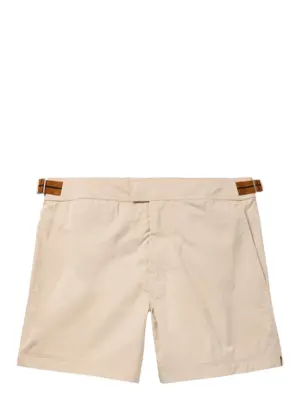 Zegna Straight-leg Mid-length Swim Shorts - Neutrals