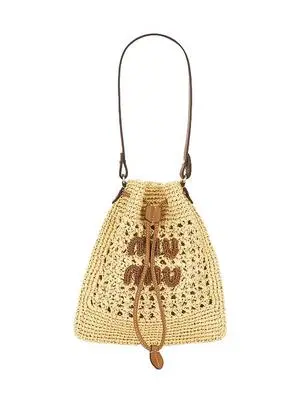 MIU MIU Miu Miu Crochet Contenitori Bucket Bag