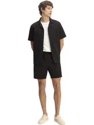 Everlane Seersucker Short Black