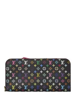 LOUIS VUITTON Takashi Murakami Monogram Multicolore Insolite Wallet - Black