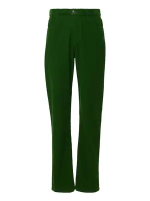 THE ROW Carlind Cotton Corduroy Pants - Green