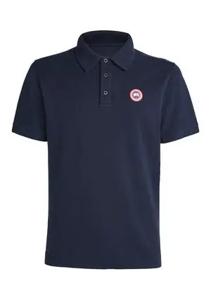 Canada Goose Logo Beckley Polo Shirt - Navy
