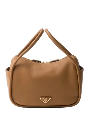 Prada Darling Leather Handbag - Caramel