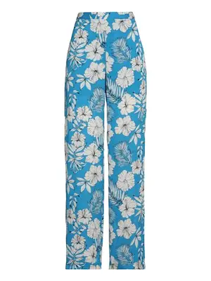 Pinko Crepe Wide Leg Pants - Blue