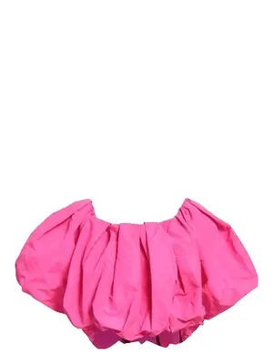 Pinko Off-the-shoulder Taffeta Top - Pink