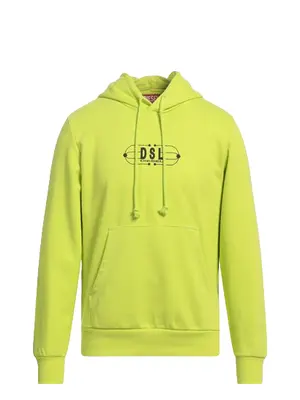 DIESEL Sweatshirt In Cotton, Polyester, And Elastane Green