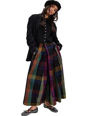 Rujuta Sheth Rujuta Sheth Frida Plaid Pants Firefly Chex