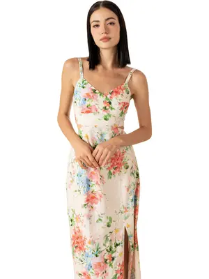 Yumi Kim Yumi Kim Saba Floral Maxi Dress Natural