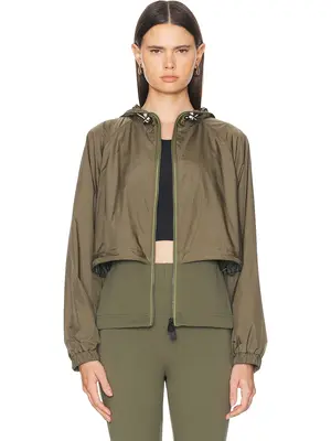 Moncler Zip Up Cardigan - Olive Green