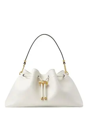 JIMMY CHOO Cinch Bag - Latte/gold