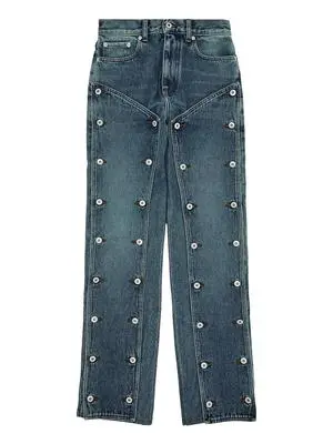 Y/project Evergreen Snap Off Jeans - Blue