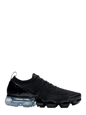 Nike Air Vapormax Flyknit 2 Patent Sneakers - Black