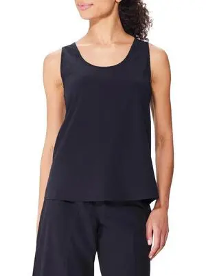 NIC+ZOE NZ ACTIVE By NIC+ZOE Tech Stretch Performance Tank Black Onyx
