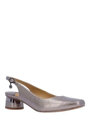J. Reneé Taveta Slingback Pumps - Pewter
