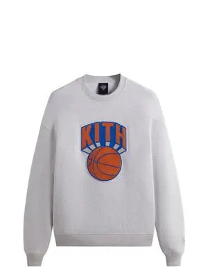 Kith Kith For The New York Knicks Retro NY Nelson Crewneck Grey