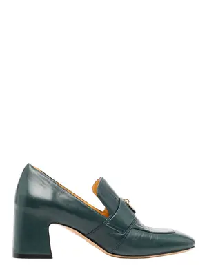 MADISON.MAISON Lock 55mm Leather Pumps - Green
