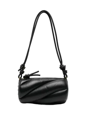 Fiorucci Mella Leather Shoulder Bag - Black