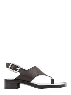 MAISON MARGIELA Anatomic 30mm Leather Sandals - Brown