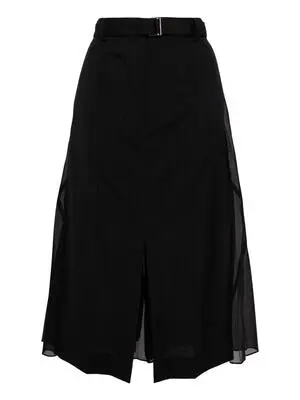 SACAI Sacai Prince Of Wales Check Midi Skirt
