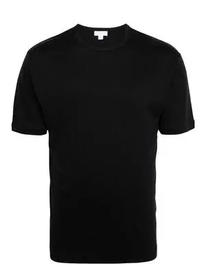 Sunspel Crew-neck Cotton T-shirt - Black