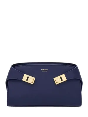FERRAGAMO Mini Hug Crossbody Bag - Blue