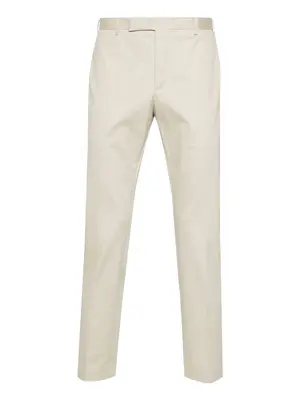PT TORINO Pressed-crease Trousers - Neutrals