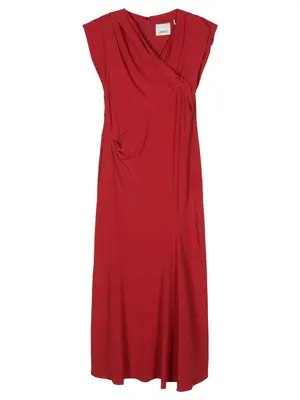 Isabel Marant Kidena Sleeveless Maxi Dress - Red