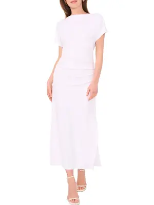 Halogen Halogen(r) Dolman Sleeve Midi Dress Bright White