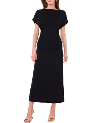 Halogen Halogen(r) Dolman Sleeve Midi Dress Rich Black