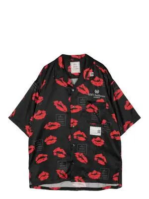 Mihara Yasuhiro Graphic-print Shirt - Black