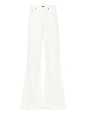 A.p.c. Clinteau High-rise Wide-leg Jeans - Neutrals