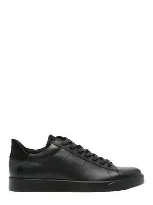 Ecco Lite M Leather Sneakers - Black