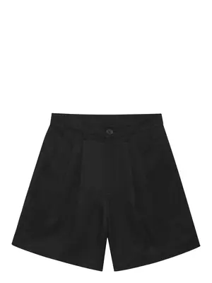 ANINE BING Carrie Pleated Shorts - Black