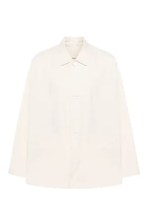 LEMAIRE Cotton Shirt Jacket - Neutrals