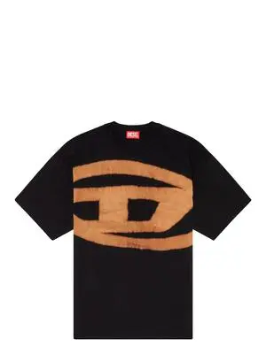 DIESEL T-boxt-bleach Logo-print T-shirt - Black