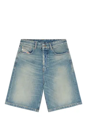 DIESEL® De-sire Washed Denim Shorts - Blue