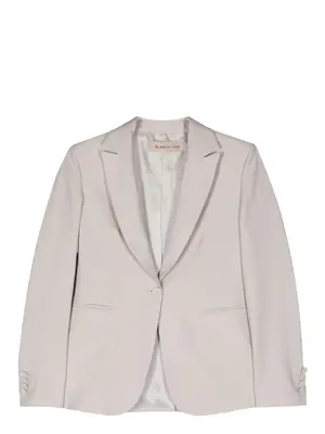 BLANCA VITA Gelsemy Single-breasted Blazer - Neutrals