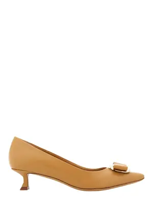 FERRAGAMO Vara 40mm Pumps Neutrals