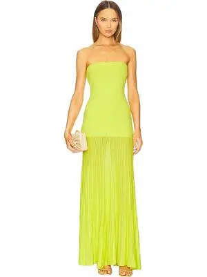 Line & Dot Arlo Tube Dress - Lime