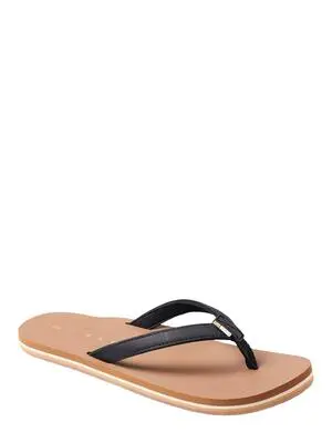 Reef Solana Flip Flop - Black/tan