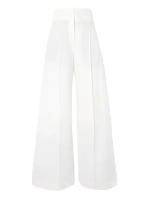 Brunello Cucinelli Twill Wide-leg Pants - Neutrals