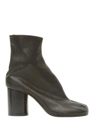 MAISON MARGIELA Tabi Leather Ankle Boots - Black