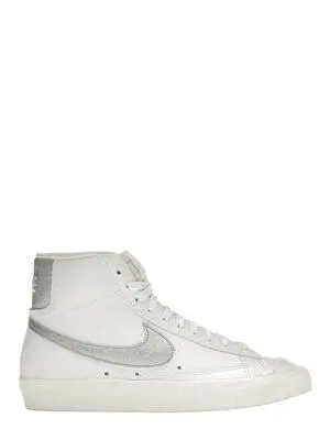 Nike Blazer Mid 77 Essential Sneakers - White/metallic Silver/sail