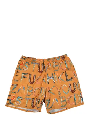 Supreme Alphabet Water Short - Orange