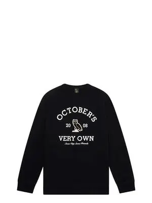 OVO Collegiate Crewneck Sweatshirt - Black