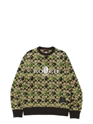 A BATHING APE X Coach Crewneck Sweatshirt - Beige