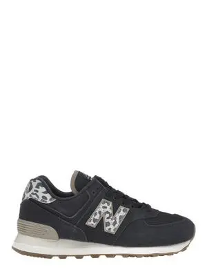 NEW BALANCE 574 Leopard Gum Sneakers - Phantom/sea Salt
