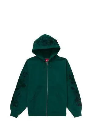 Supreme Zip Up Hooded Sweatshirt Teal