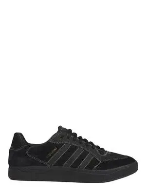 Adidas Tyshawn Low Top Sneakers - Core Black/cloud White/gold Metallic